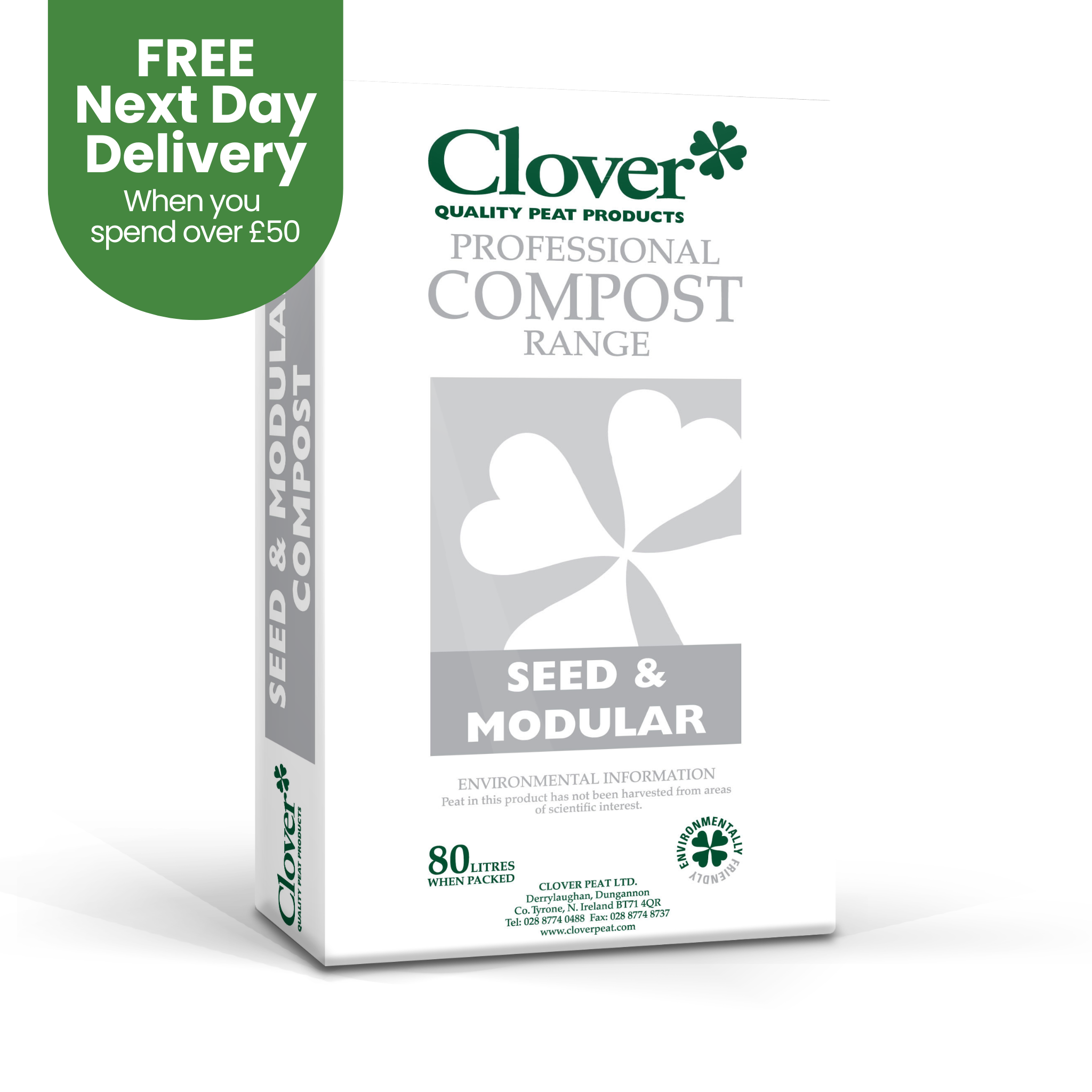 Clover Seed & Modular 75L – Fine‑Grade Compost for Seedlings – Creation ...